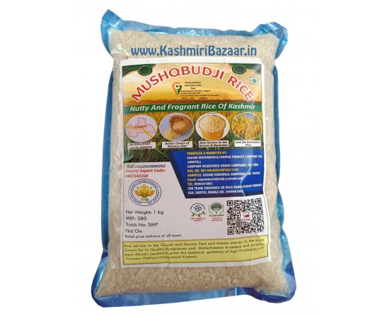 Mushqbudji Rice: Aromatic and Premium Kashmiri Basmati for Exquisite Meals